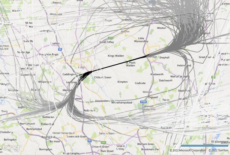 Luton Airport flight tracks – Say NO to Luton Airport Expansion
